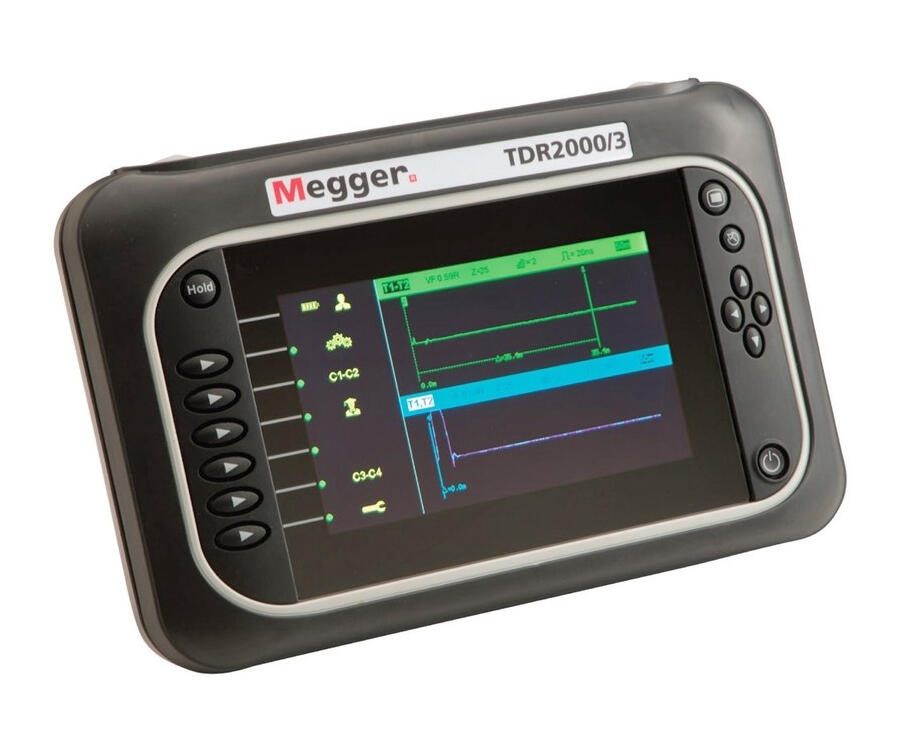 Megger TDR2000/3P 2-Kanals Kabelfeilsøk. 20km område m/sikrede ...