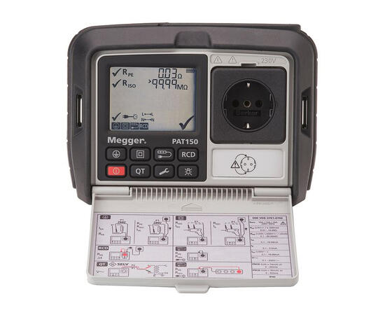 Megger PAT150R Portable Appliance Tester EU-versjon, Oppladbar utgave ...
