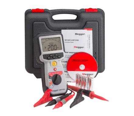 Megger MIT410/2 Isolasjonstester 50V, 100V, 250V, 500V & 1000V ...
