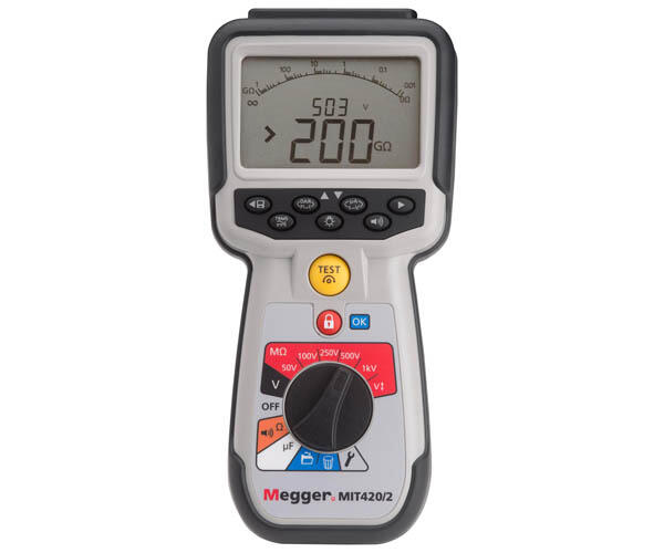 Megger MIT420/2 Isolasjonstester 10V-1000V, m/lagring og ...