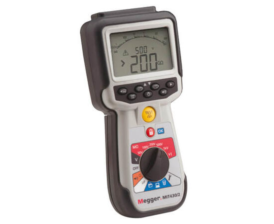Megger MIT430/2 Isolasjonstester 10V-1000V, m/lagring og BT-nedlasting ...