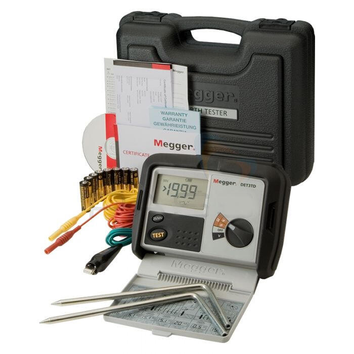 Megger DET3TD Jordmotstandsmåler 3-punkts - Tormatic AS