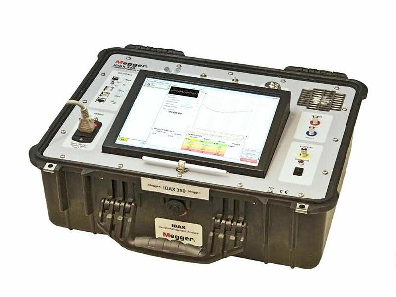 Megger IDAX 350 Insulation Dia. Analyzer 3 ch. 2 amm & acc, 18m cable ...