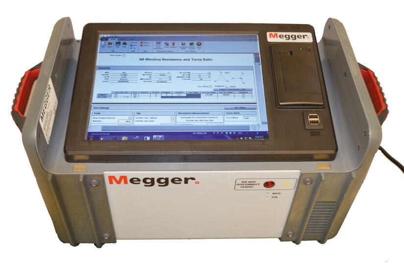 Megger MWA330A 3-fas Trafotester Komb. TTR/MTO m/innebygget PC ...