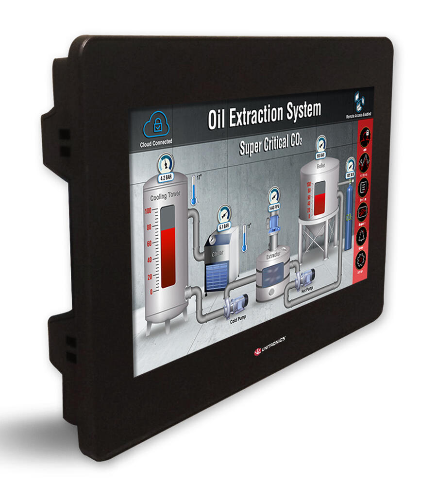 Unitronics Unistream PRO US10-B10-T24 10.1'' HMI, 10DI,2AI, 12TO ...