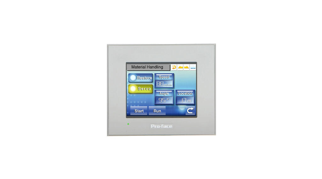 Pro-face GP4201TADW HMI Basic 3,5", TFT, 65K farger, 24V DC, 320x240 ...